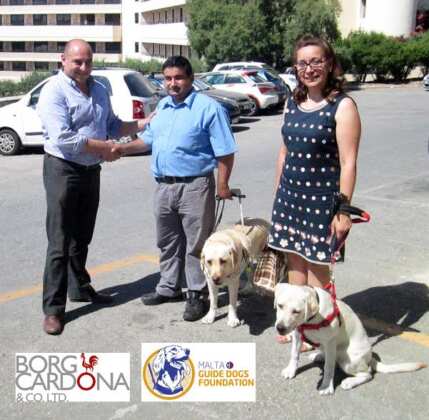 Borg Cardona & Co. Ltd iġeddu l-appoġġ lill-Fondazzjoni Maltija Klieb Gwida