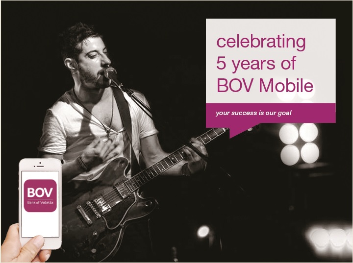 Il-BOV ifakkar il-ħames anniversarju tal-BOV Mobile