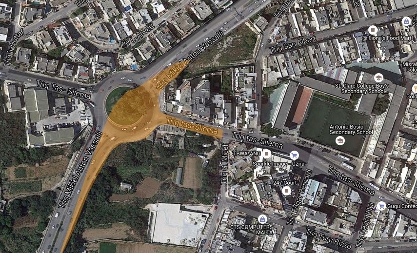 Triq tas-Sliema fil-Gżira se tingħalaq għal diversi ġimgħat - Newsbook Triq tas-Sliema fil-Gżira se tingħalaq għal diversi ġimgħat - Newsbook