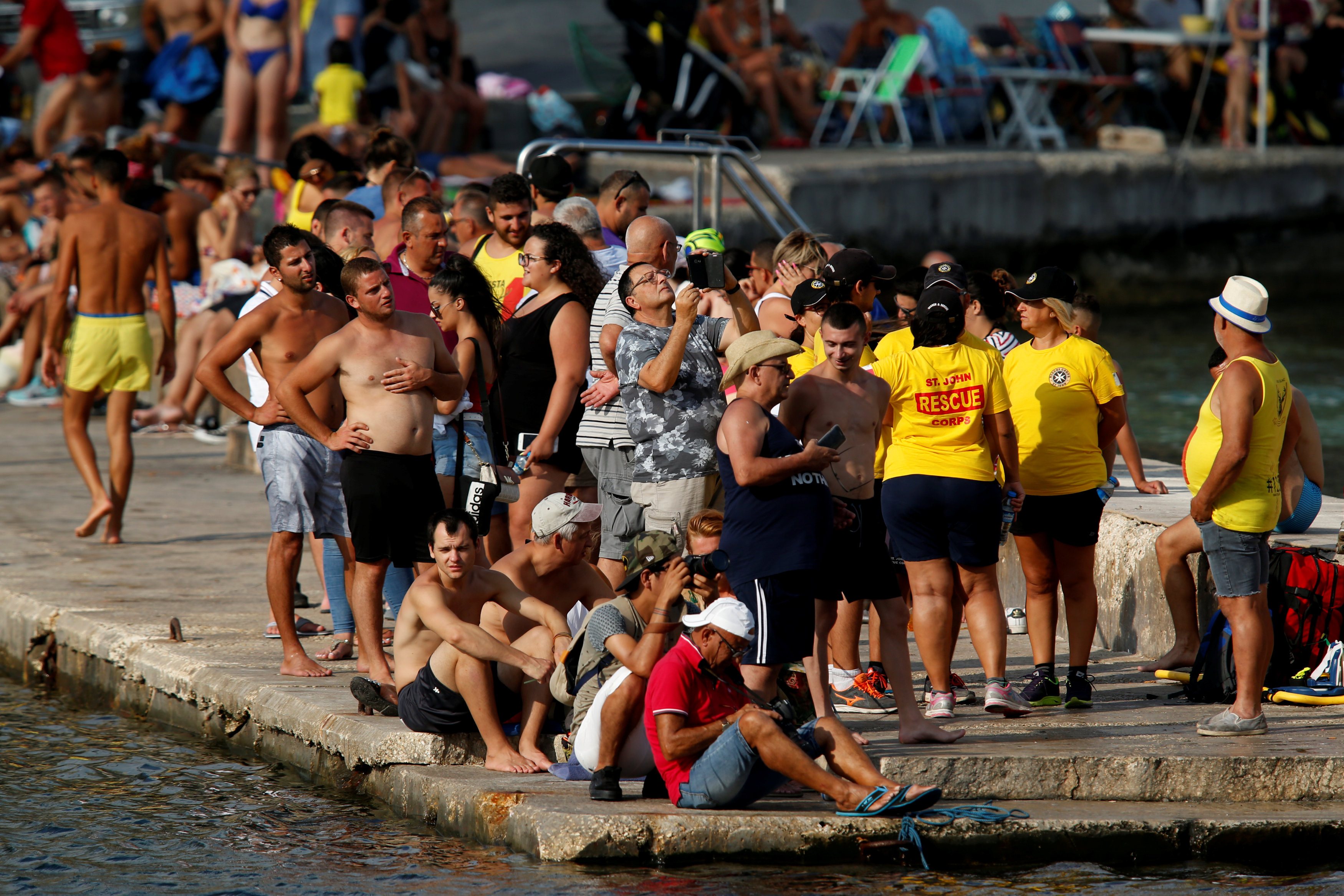 Ready, steady, splash! Malta celebrates historic greasy pole tournament