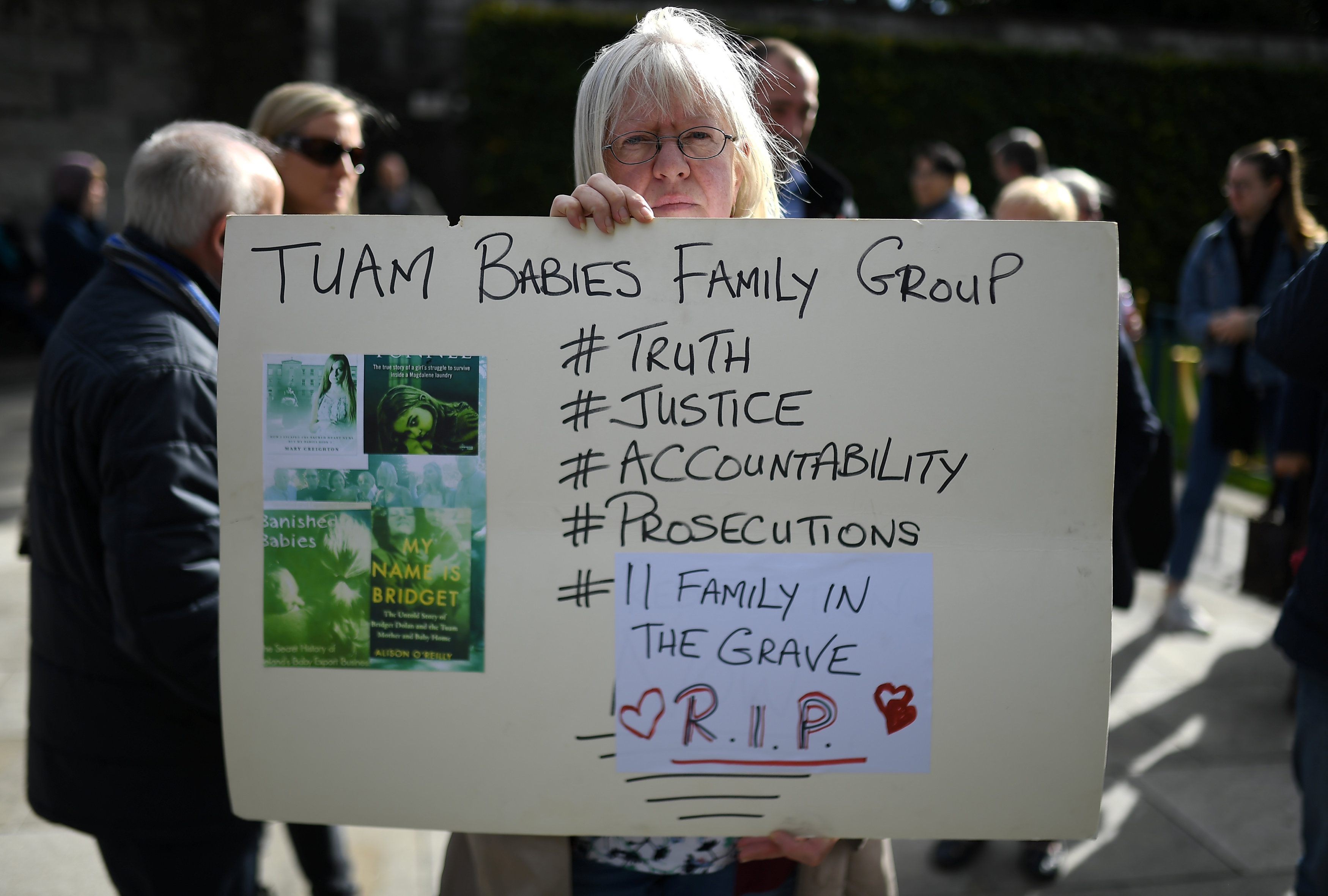 In silent protest, relatives call for action on Ireland's Tuam babies ...