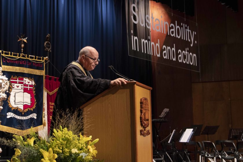University Rector strongly encourages sustainability