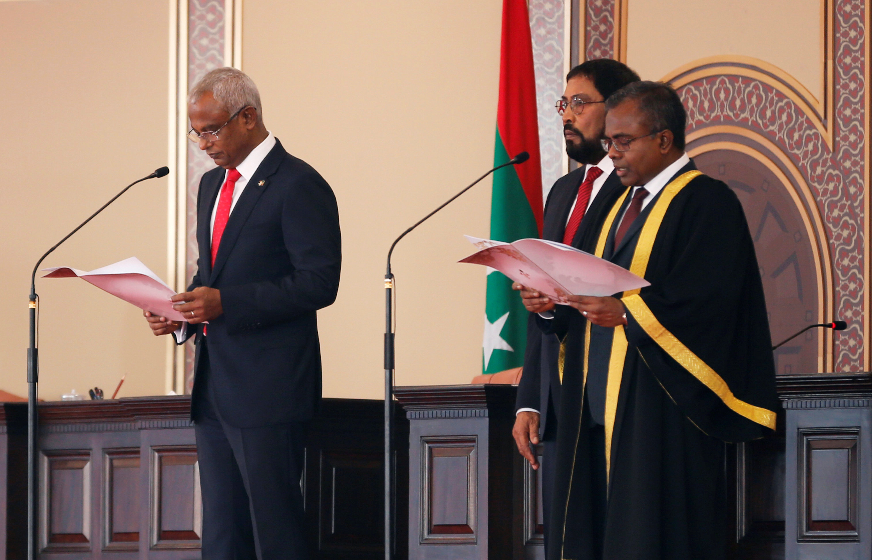 Maldives' new president warns state coffers 'looted' after China-led boom