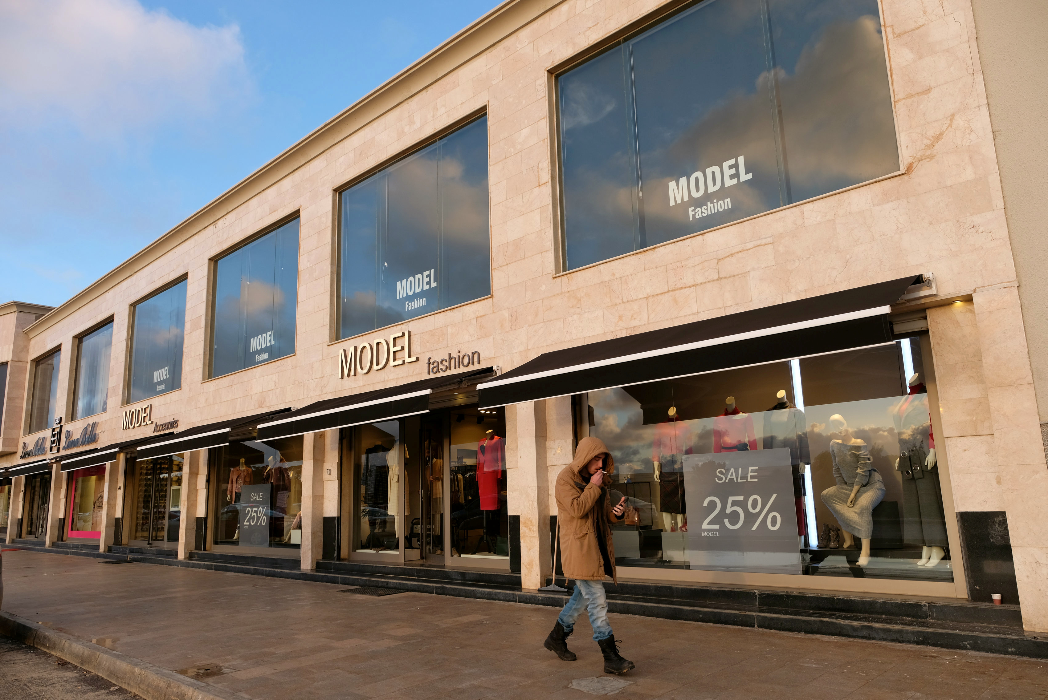 Shopping street rises from the ashes of war in Libya's Benghazi