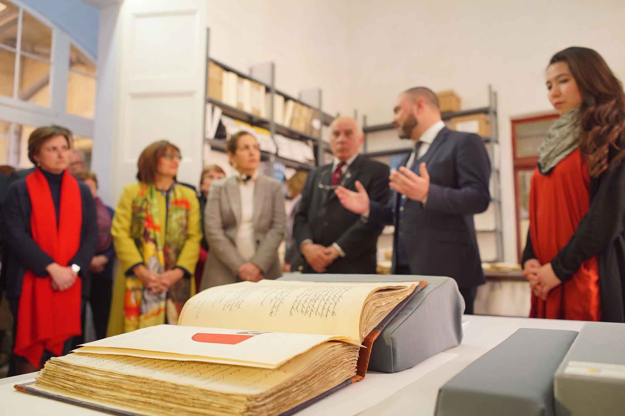 Watch: Conservation of the George Cross grant volume