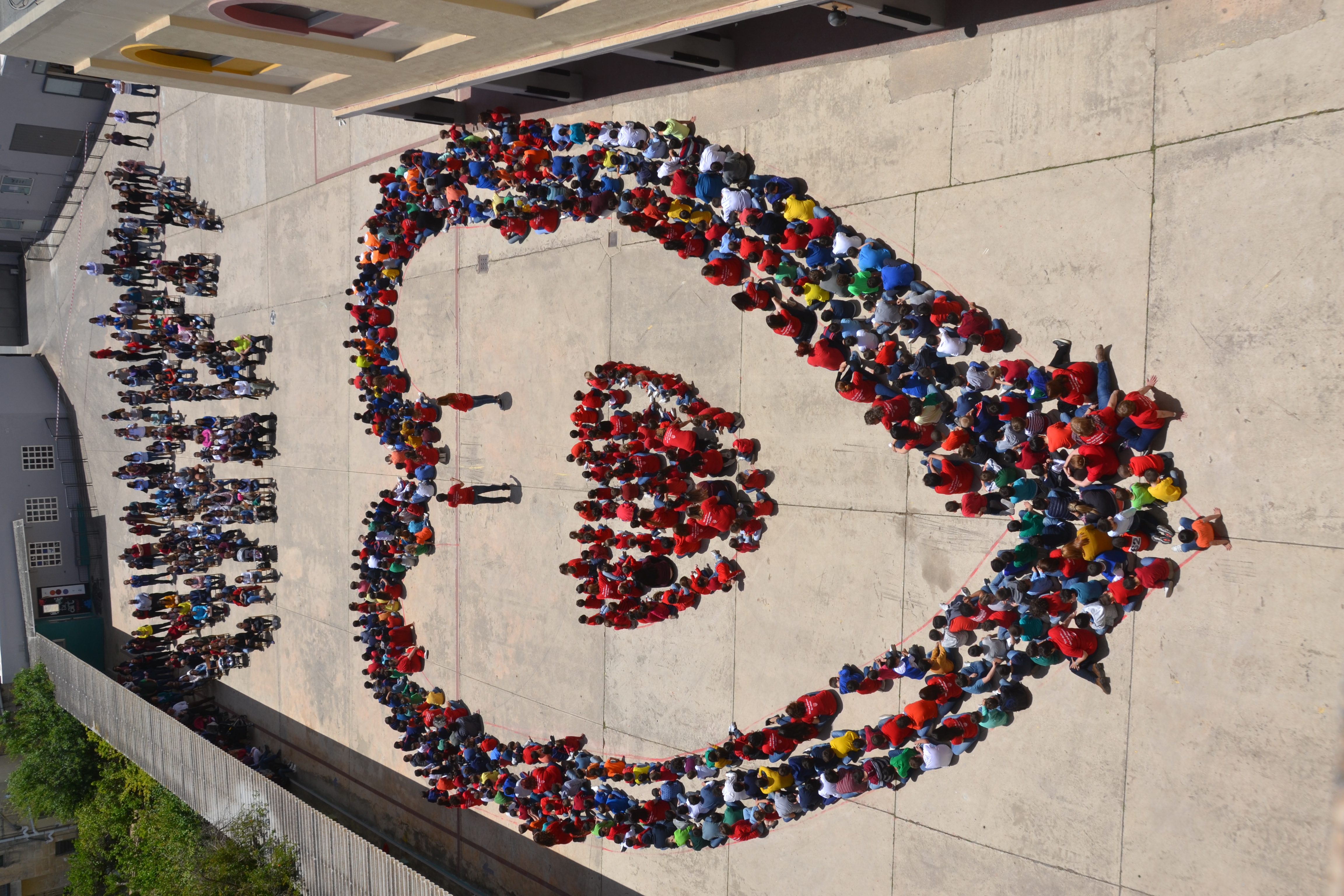 Watch: Students form 'heart' shape as Heartfelt Week came to an end ...