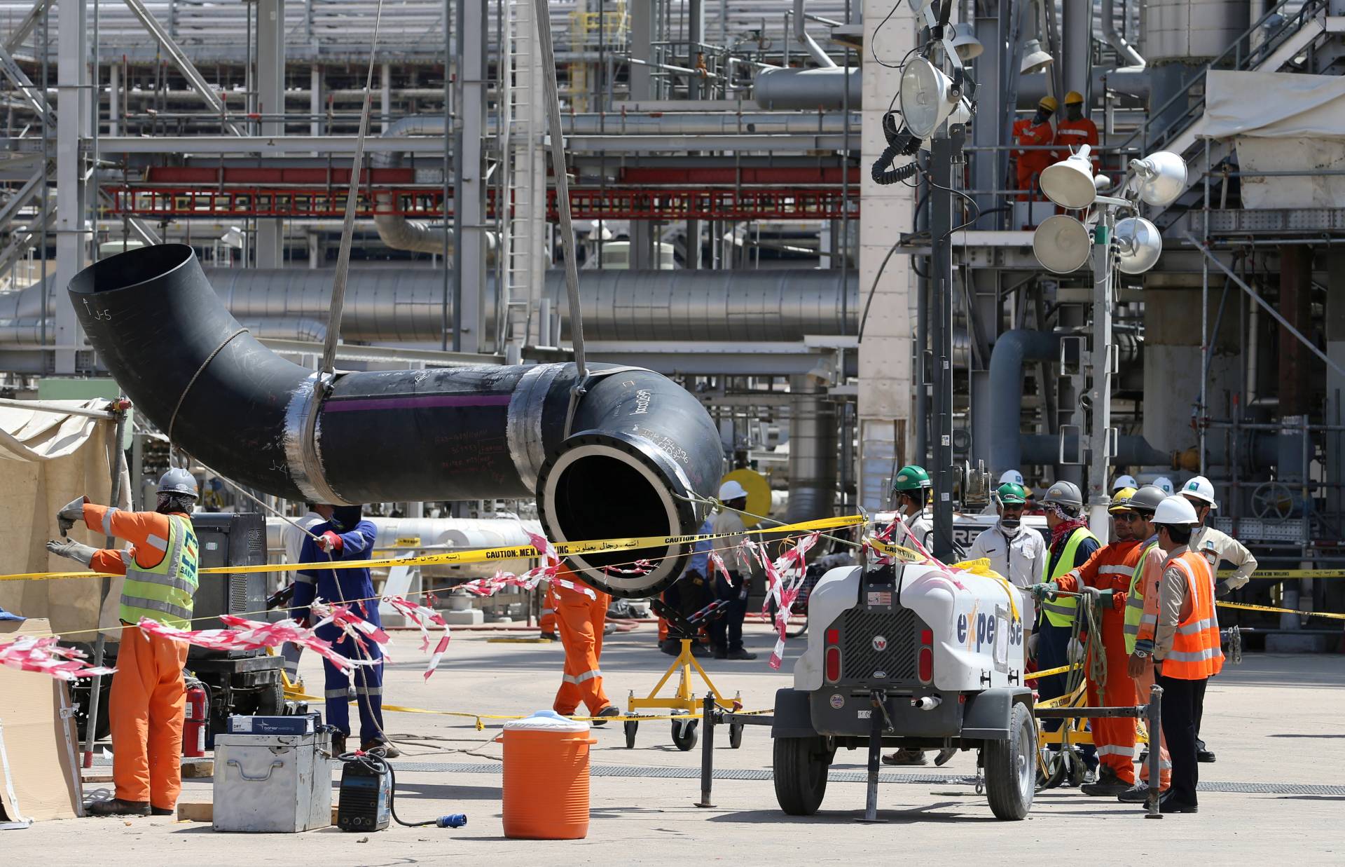 Photos: Saudi Arabia shows attack site damage as Iran pledges tough defence
