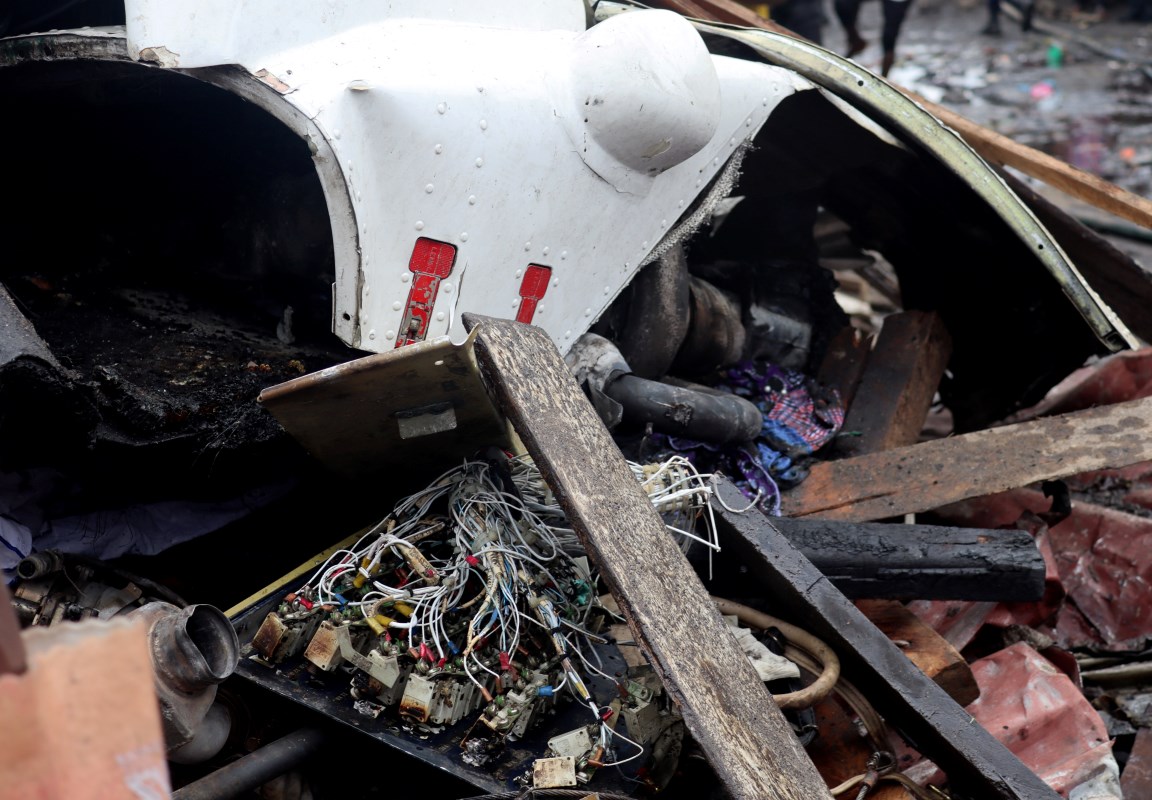 Small plane crashes in eastern Congo, killing at least 24 people