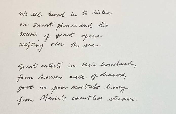 Archbishop Scicluna pens handwritten poem on occasion of At-Home Met ...