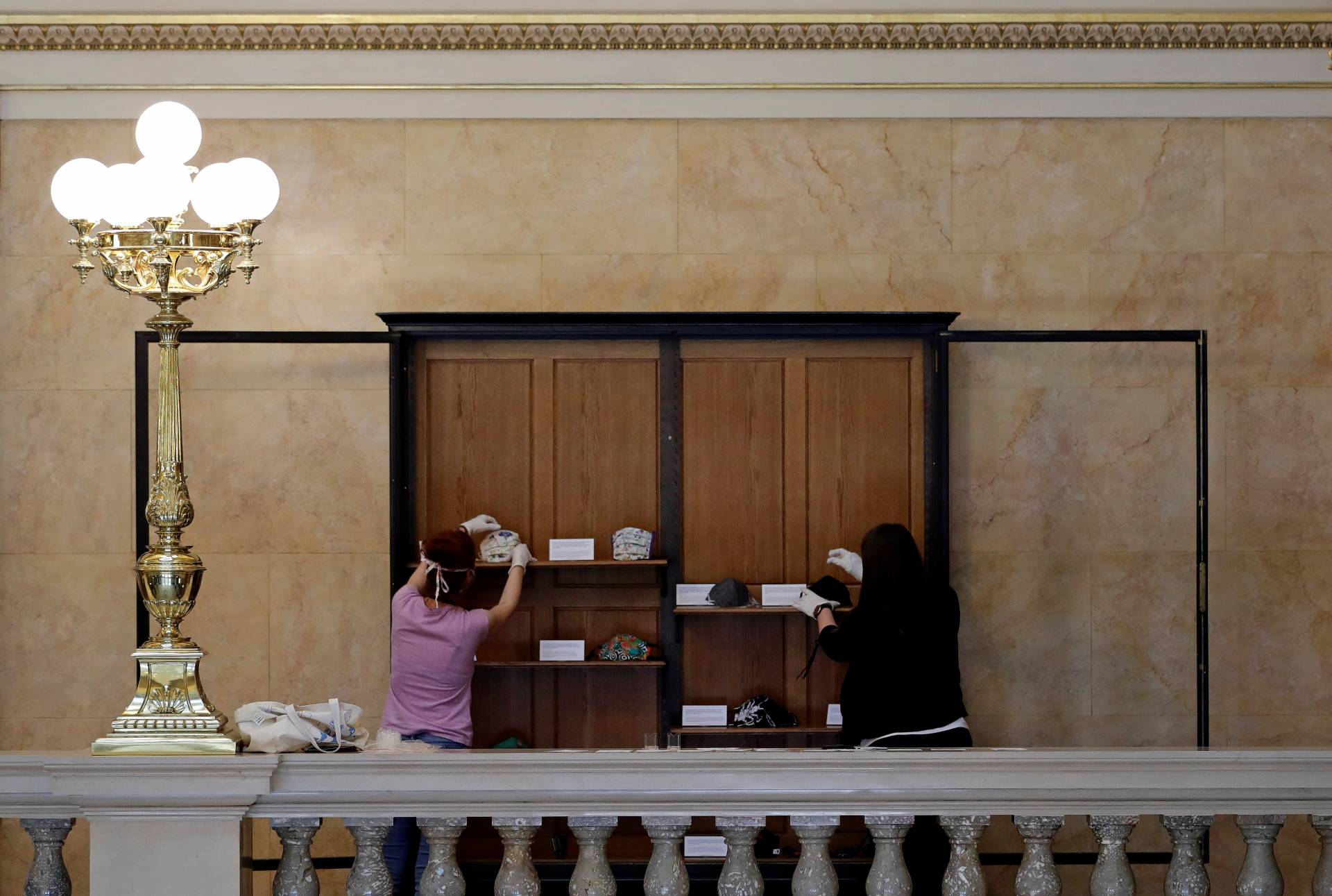 History in the making as Czech museum opens face mask exhibition