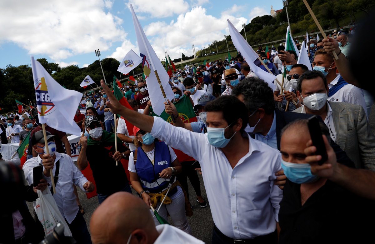 Far-right takes to Lisbon streets to deny racism is a problem