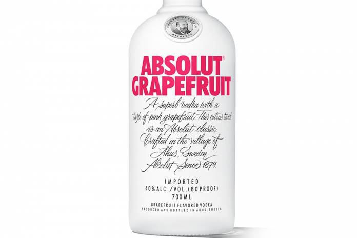 Absolut gets freaking fruity with the launch of Absolut Grapefruit ...
