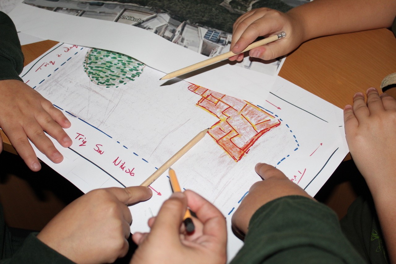 Children share ideas for new Żabbar play area with ministers