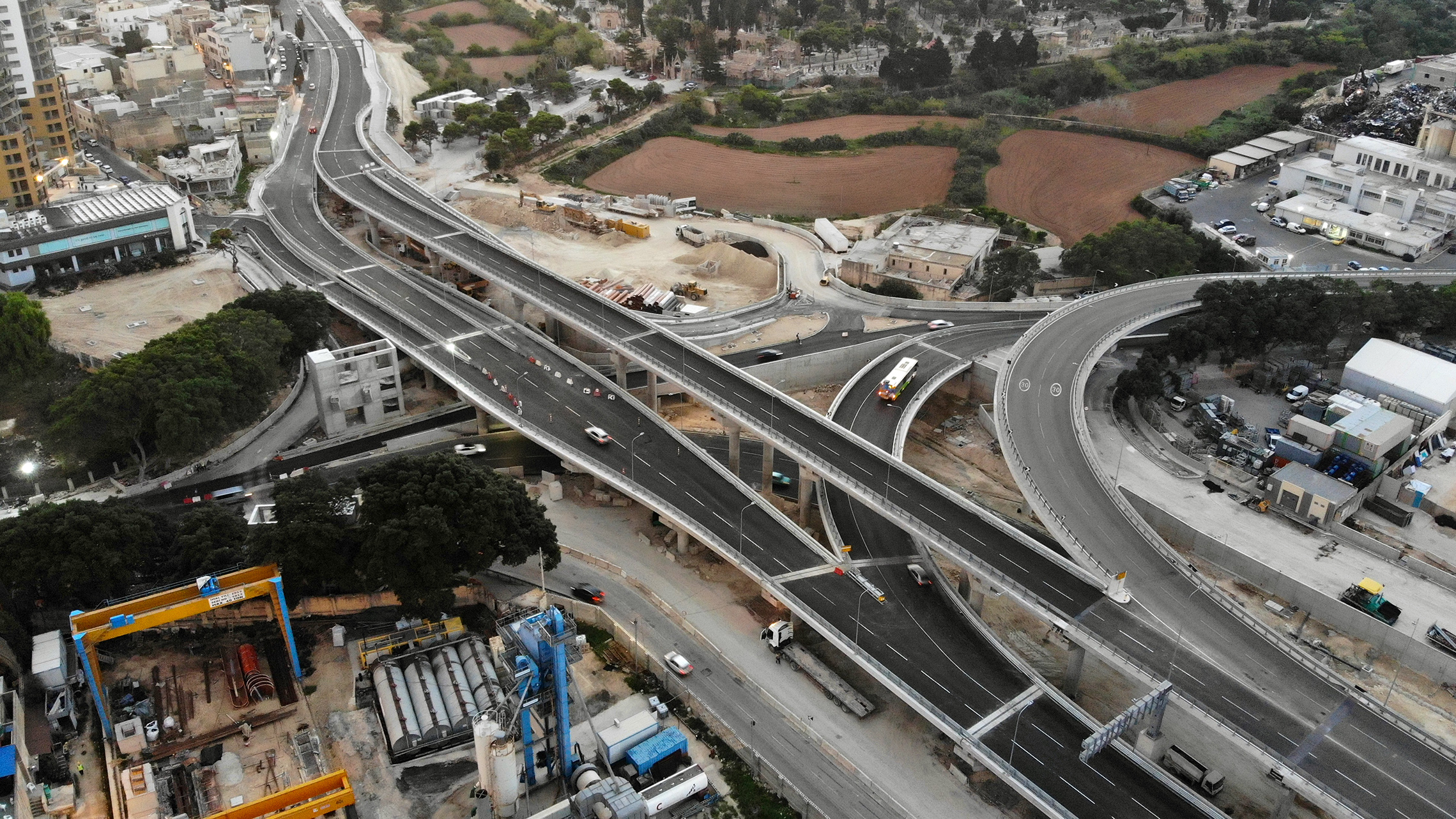 Three new Marsa Project flyovers open to drivers
