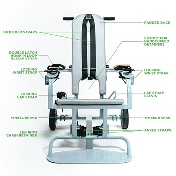 EXCLUSIVE: Photo of restraint chair at Corradino Correctional Facility