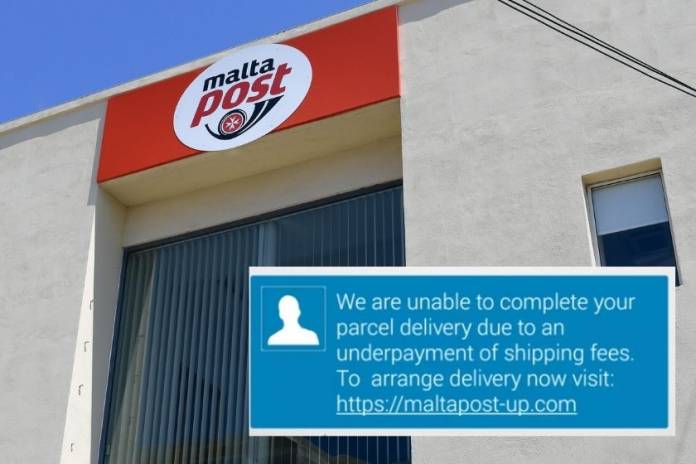 Maltapost warns against malicious messages