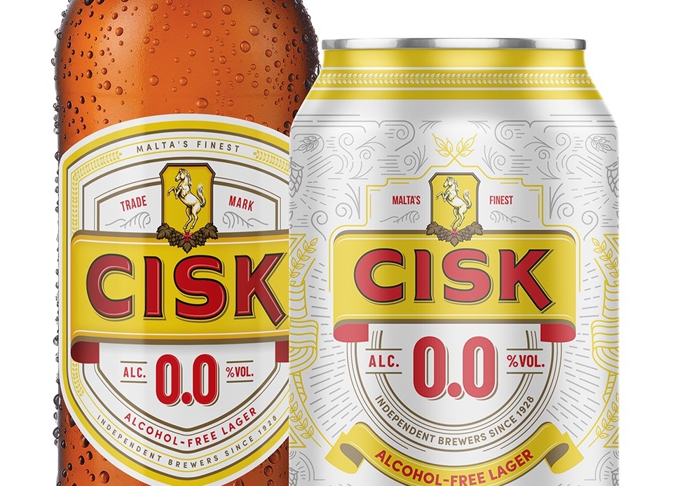 Cisk 0.0, the new alcohol-free lager