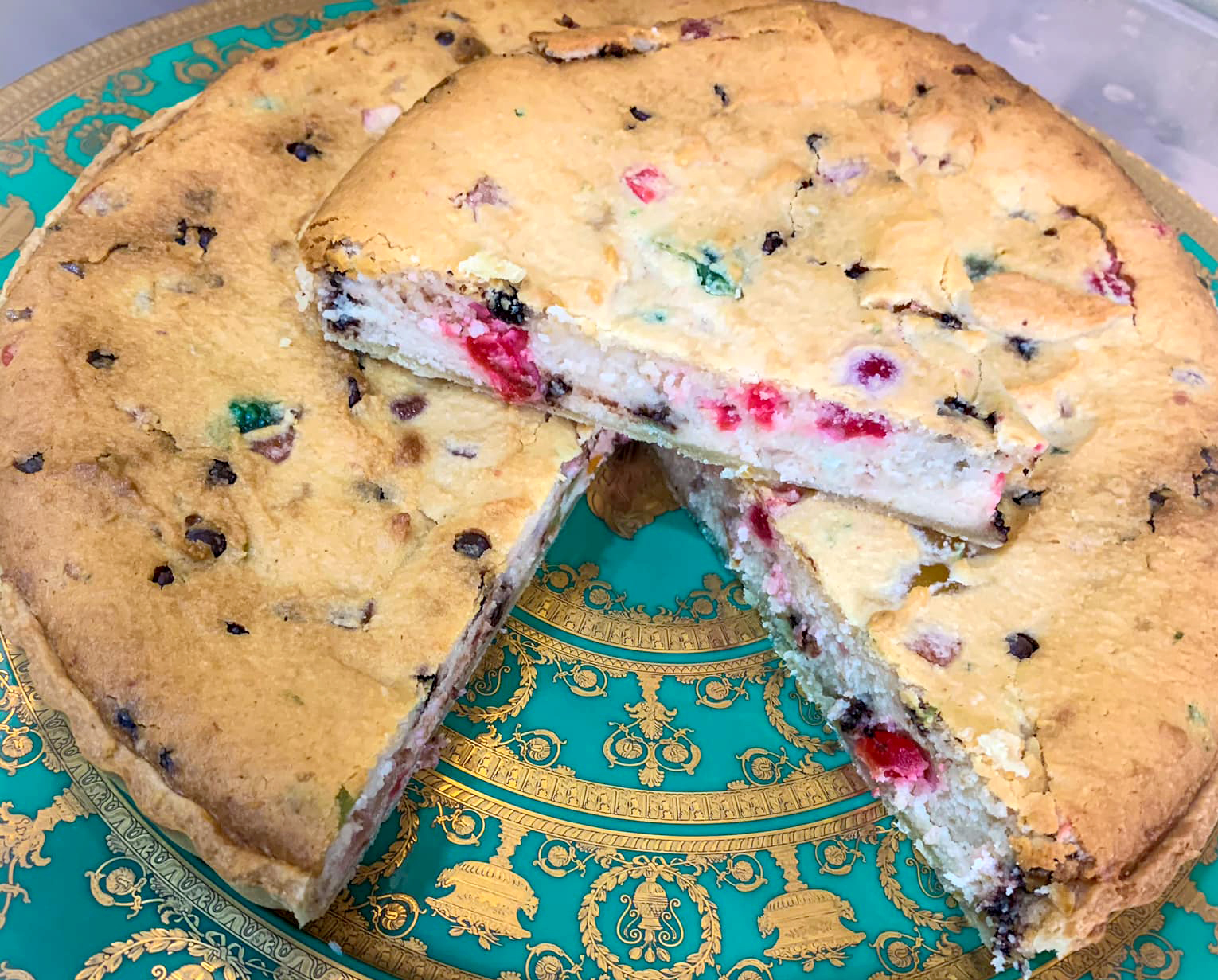 Torta ħelwa tal-irkotta u lewż