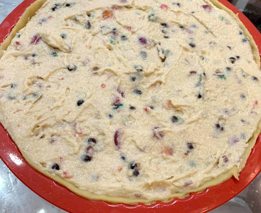Torta ħelwa tal-irkotta u lewż