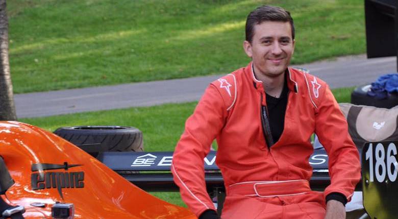 Zach Zammit competes in the British & Midland Hillclimb Championship