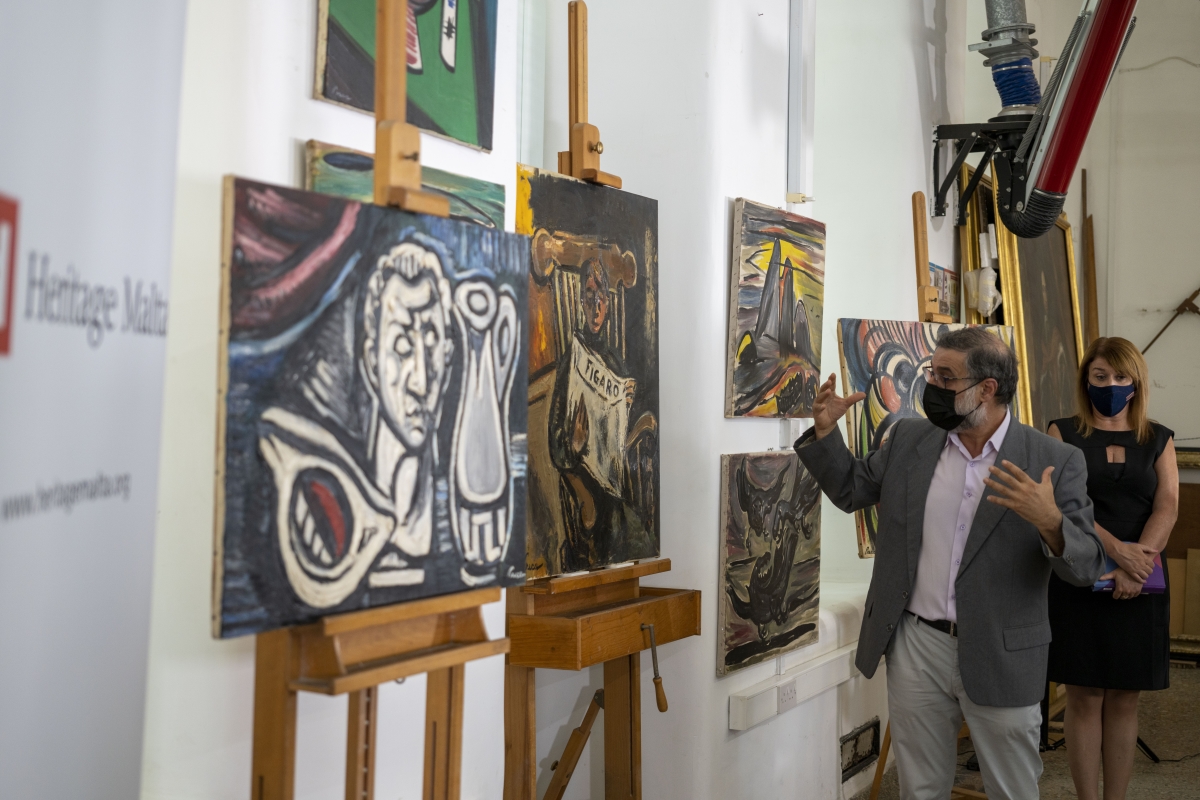 Artworks by Giorgio Preca loaned to Heritage Malta to be exhibited for ...
