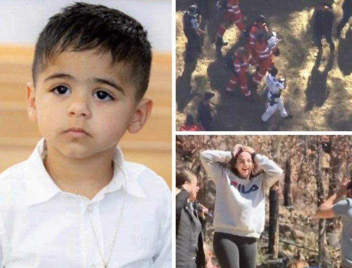 Watch:Missing Australian boy found alive in creek