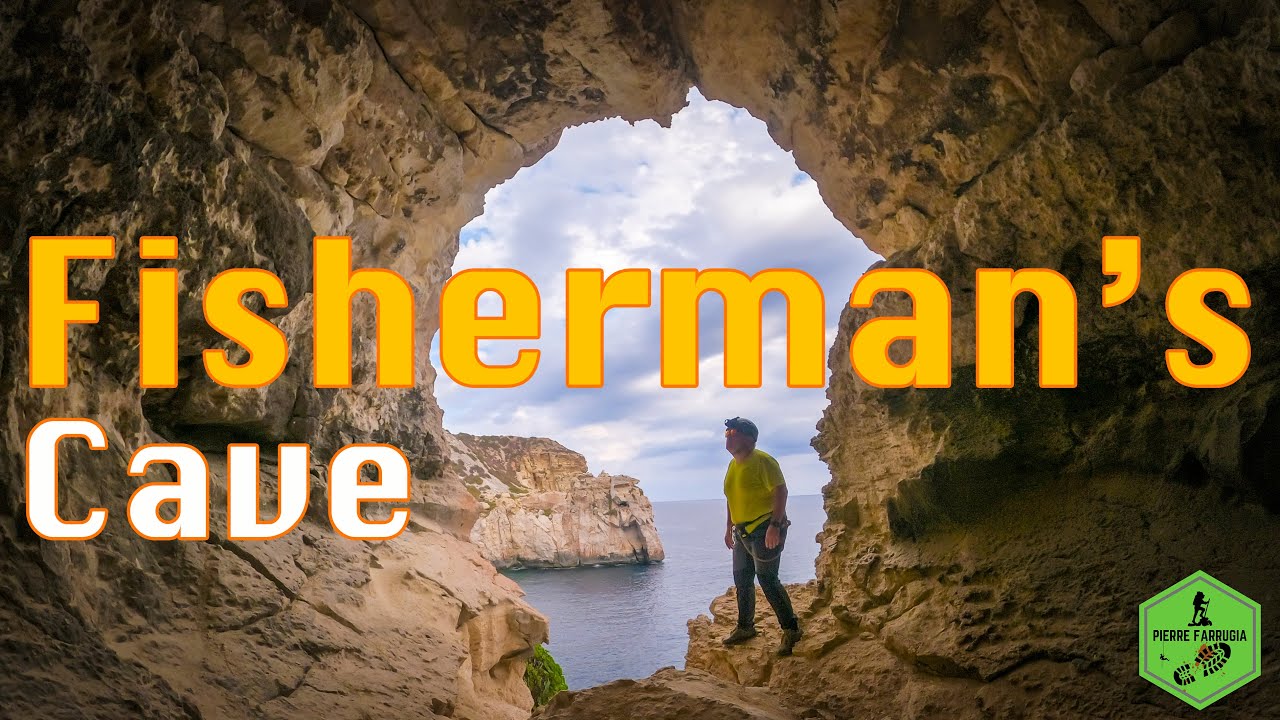 Abseiling down to Fisherman’s Cave