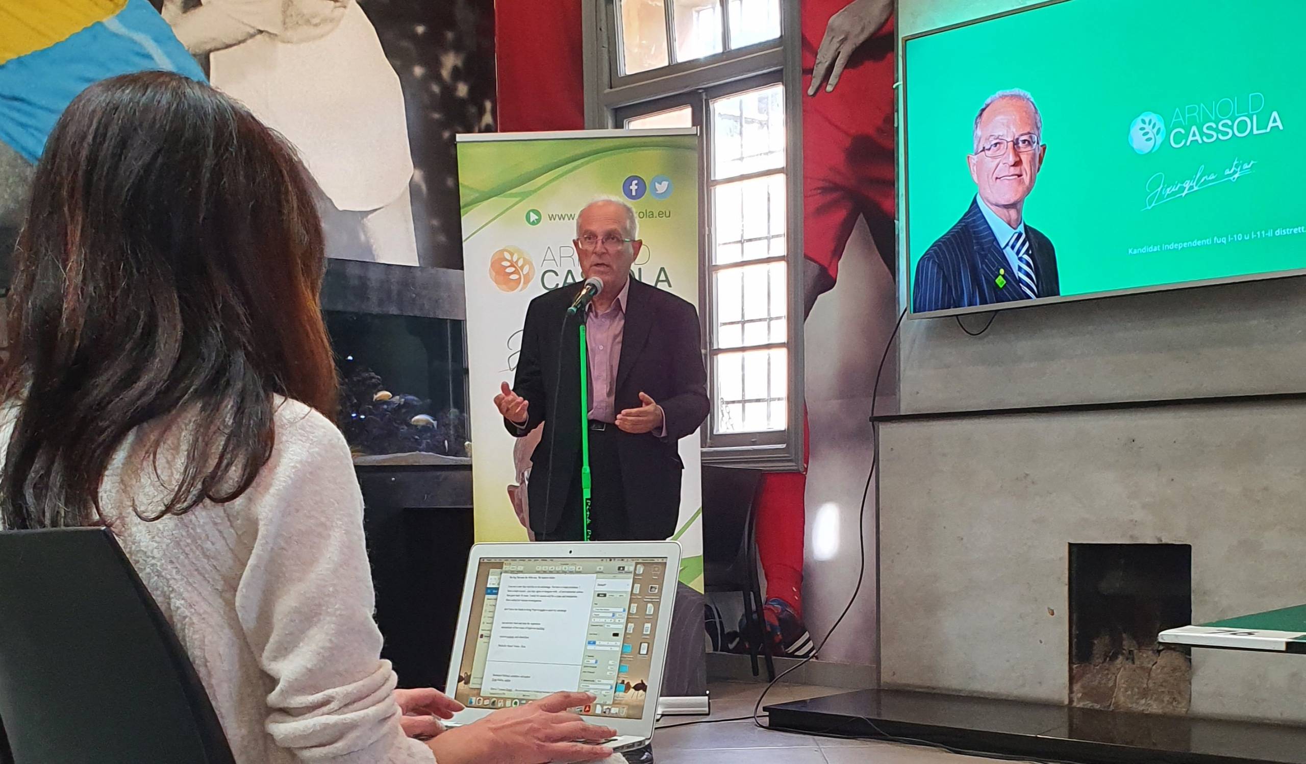 Arnold Cassola launches electoral campaign - Newsbook