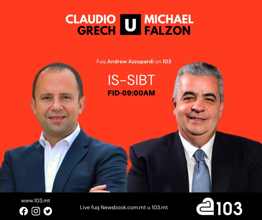Michael Falzon u Claudio Grech jiddibattu fuq 103 - Newsbook