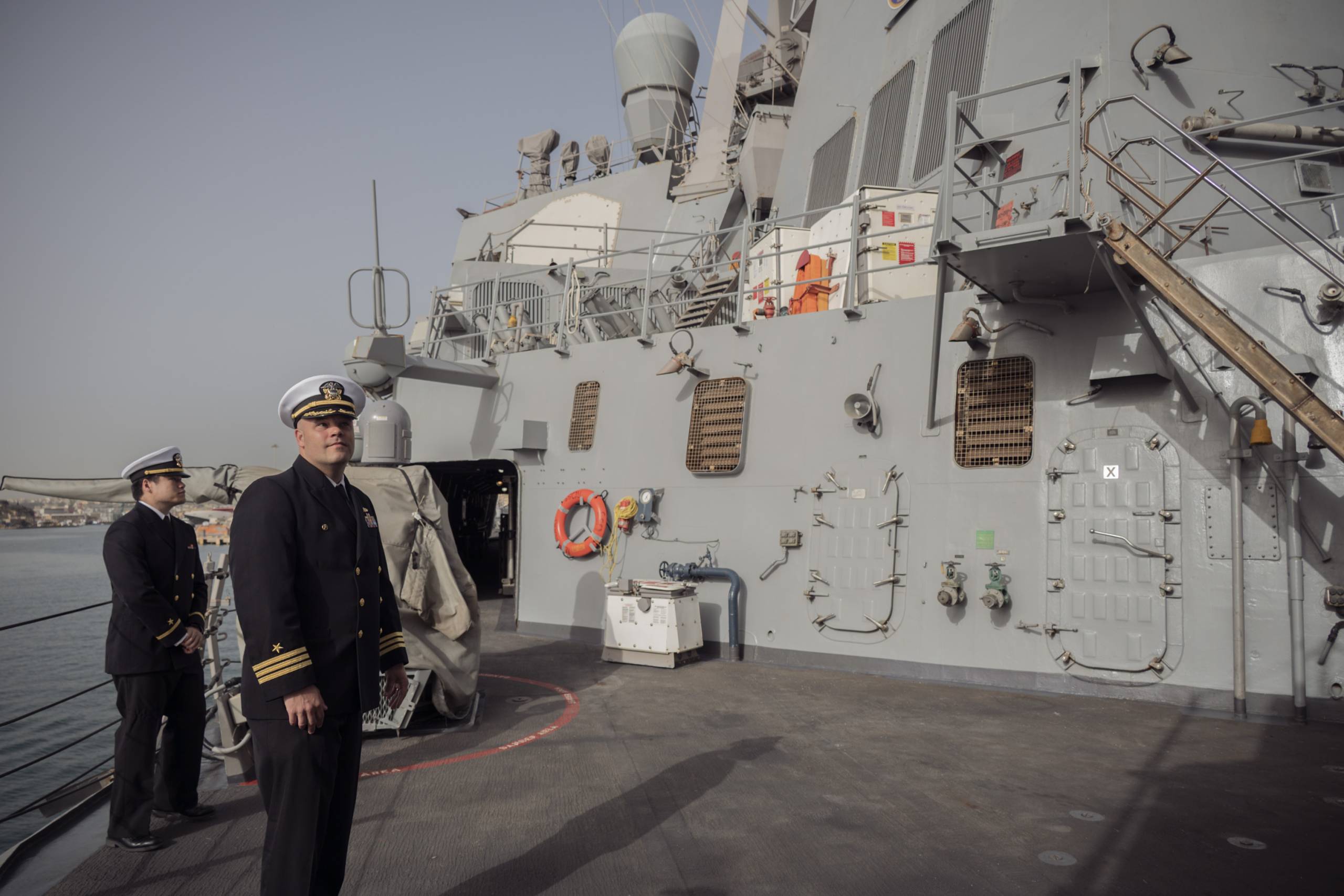 In pictures: USS Ross’ stop in Grand Harbour
