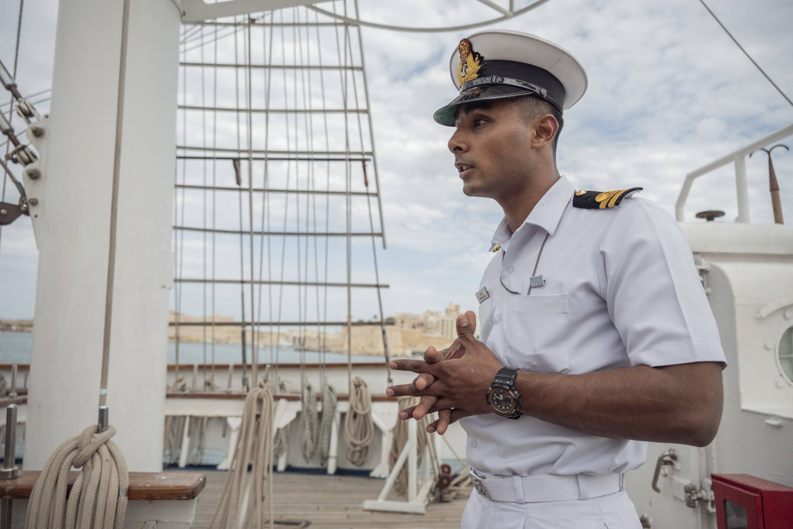 Indian Navy ship Tarangini returns to Malta for the 5th time