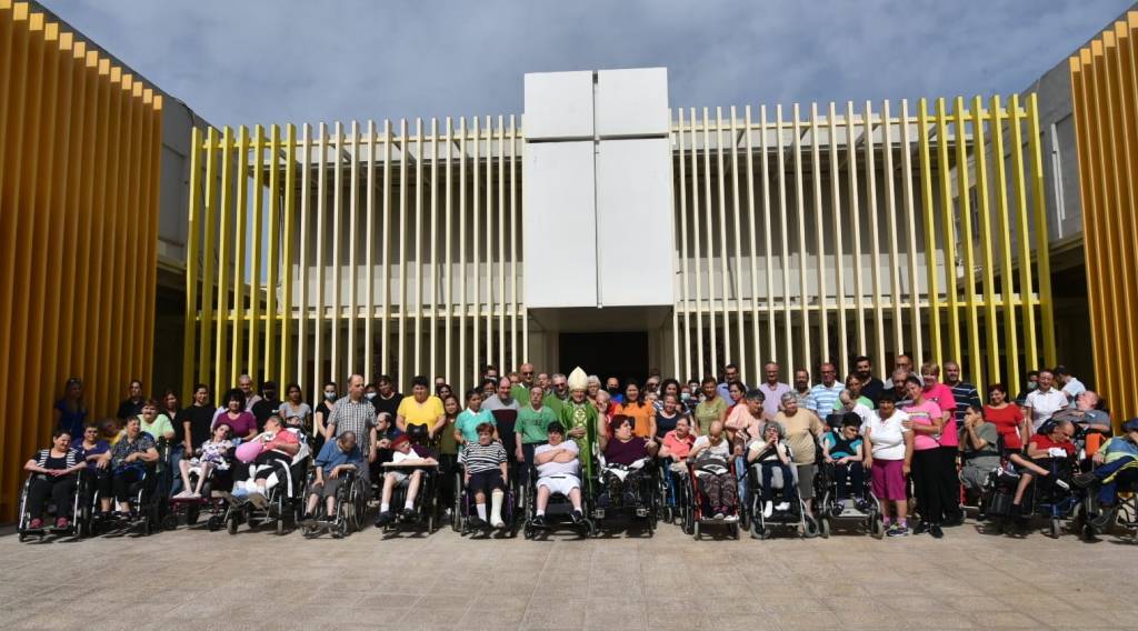 Mgr Joseph Alessandro visits Dar tal-Providenza