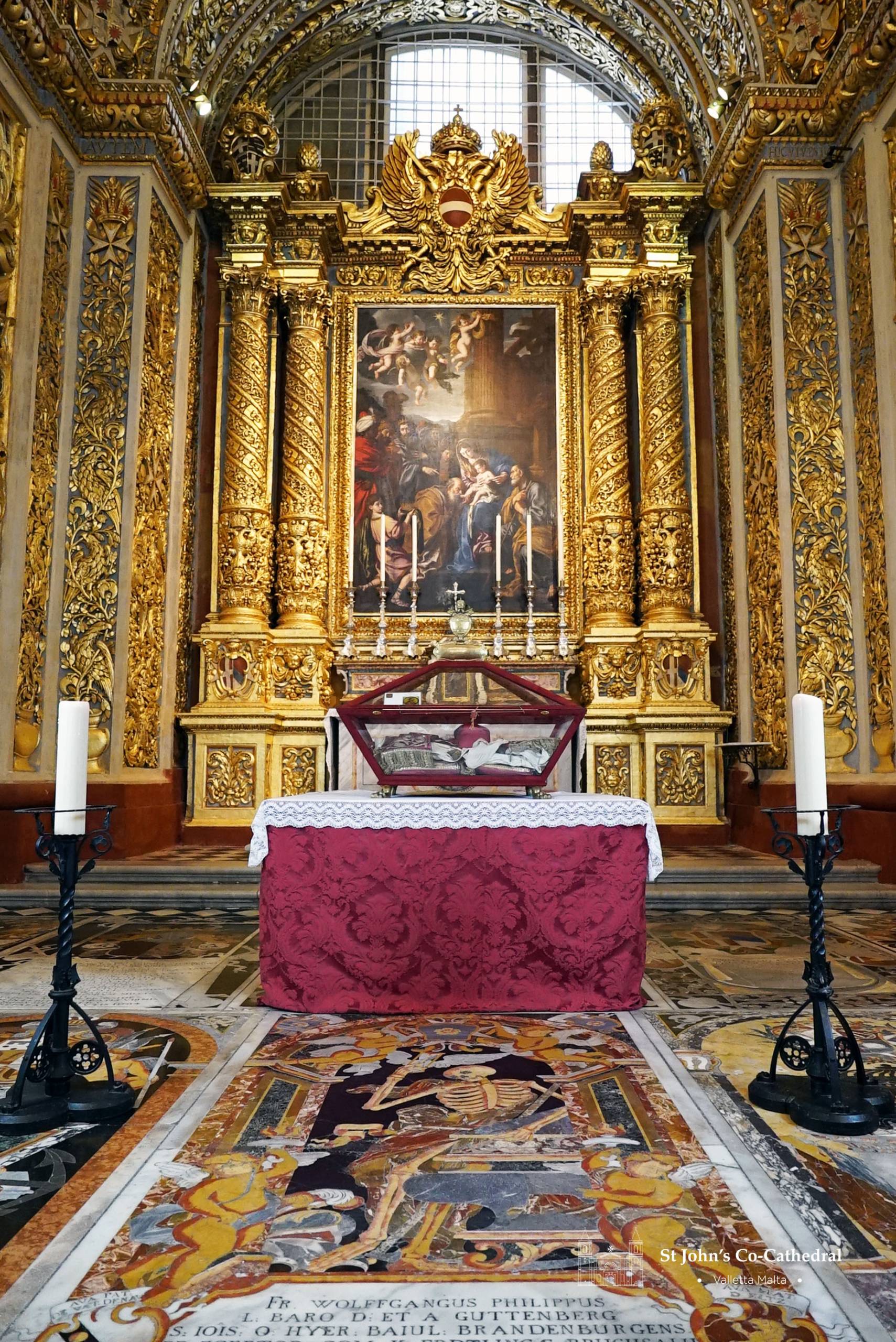 Sacred Relics of Pope St Pius V at St John’s Co-Cathedral