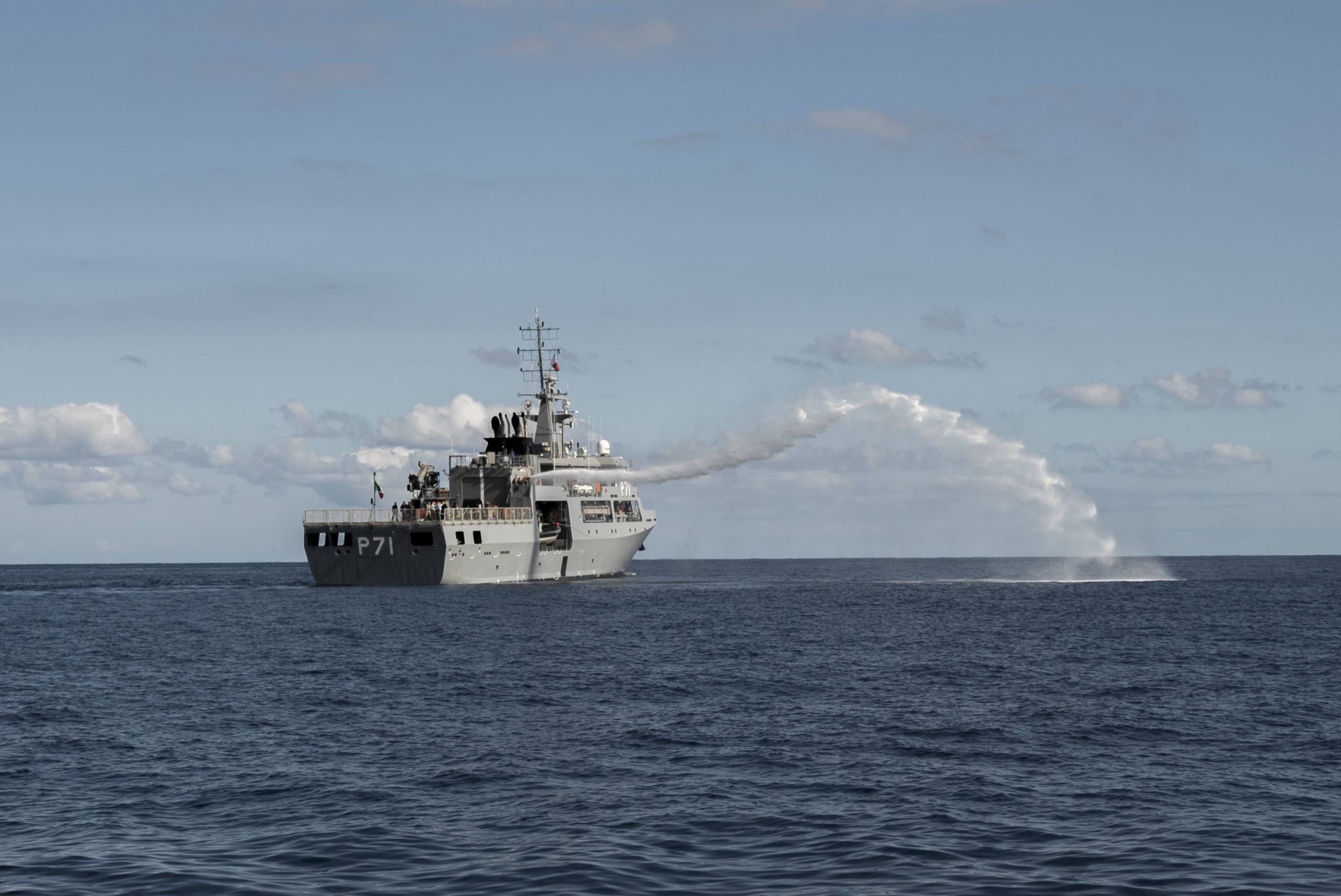 L-ikbar patrol boat tal-AFM tasal Malta