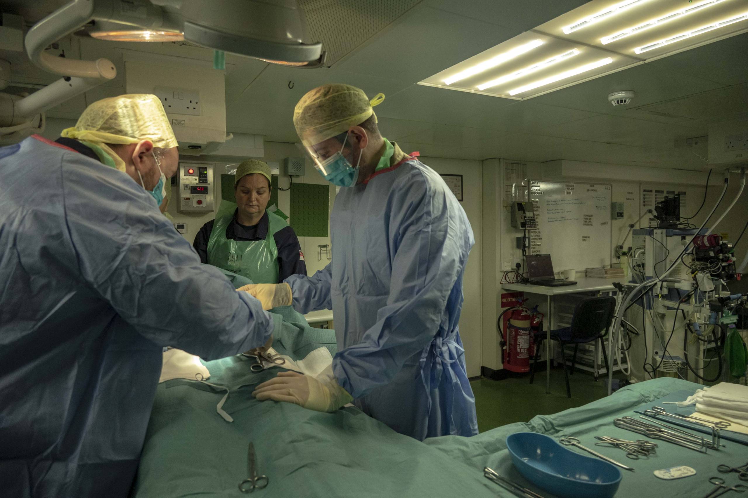 Photos: The medical complex inside RFA Argus - Newsbook