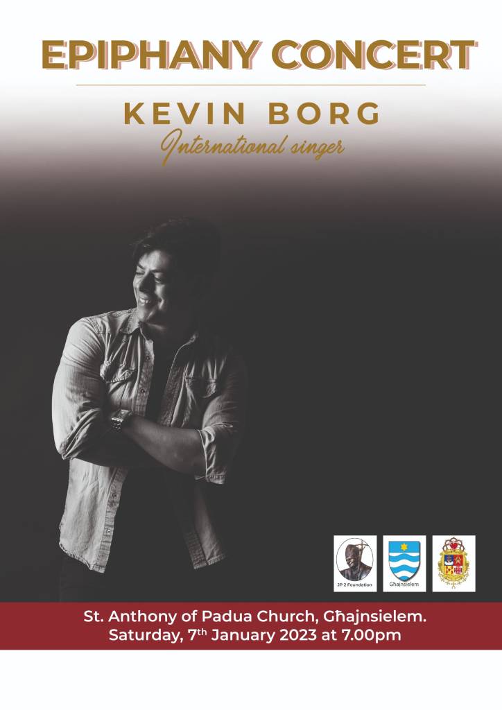 Kevin Borg performing in Gozo
