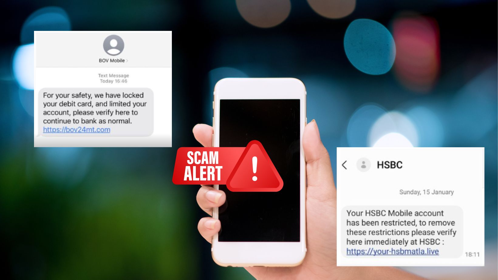 Scam Alert: Police warn public of fake SMSs demanding bank details