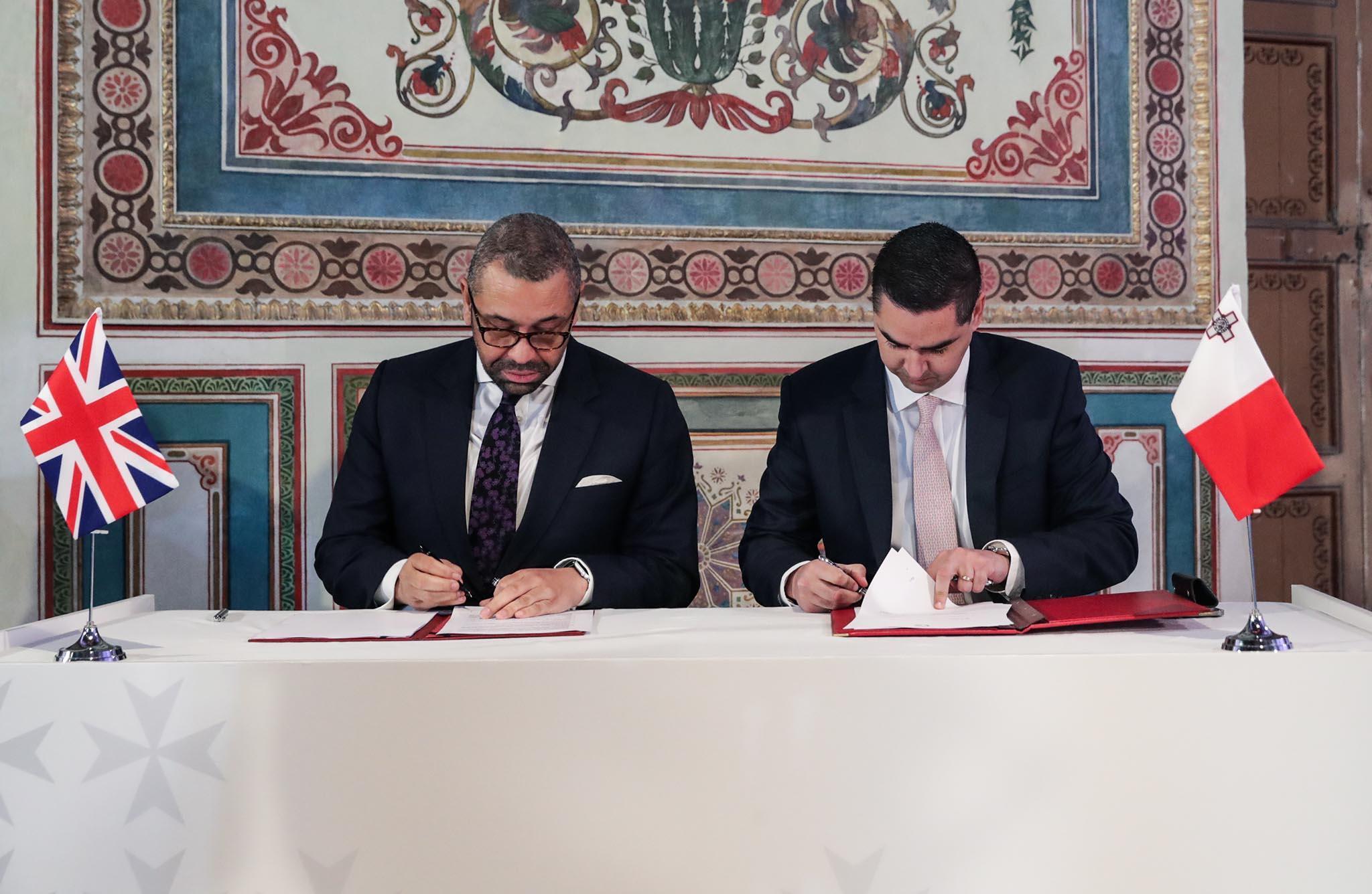 Malta u r-Renju Unit bi ftehim li jkopri s-sigurtà u s-saltna tad-dritt