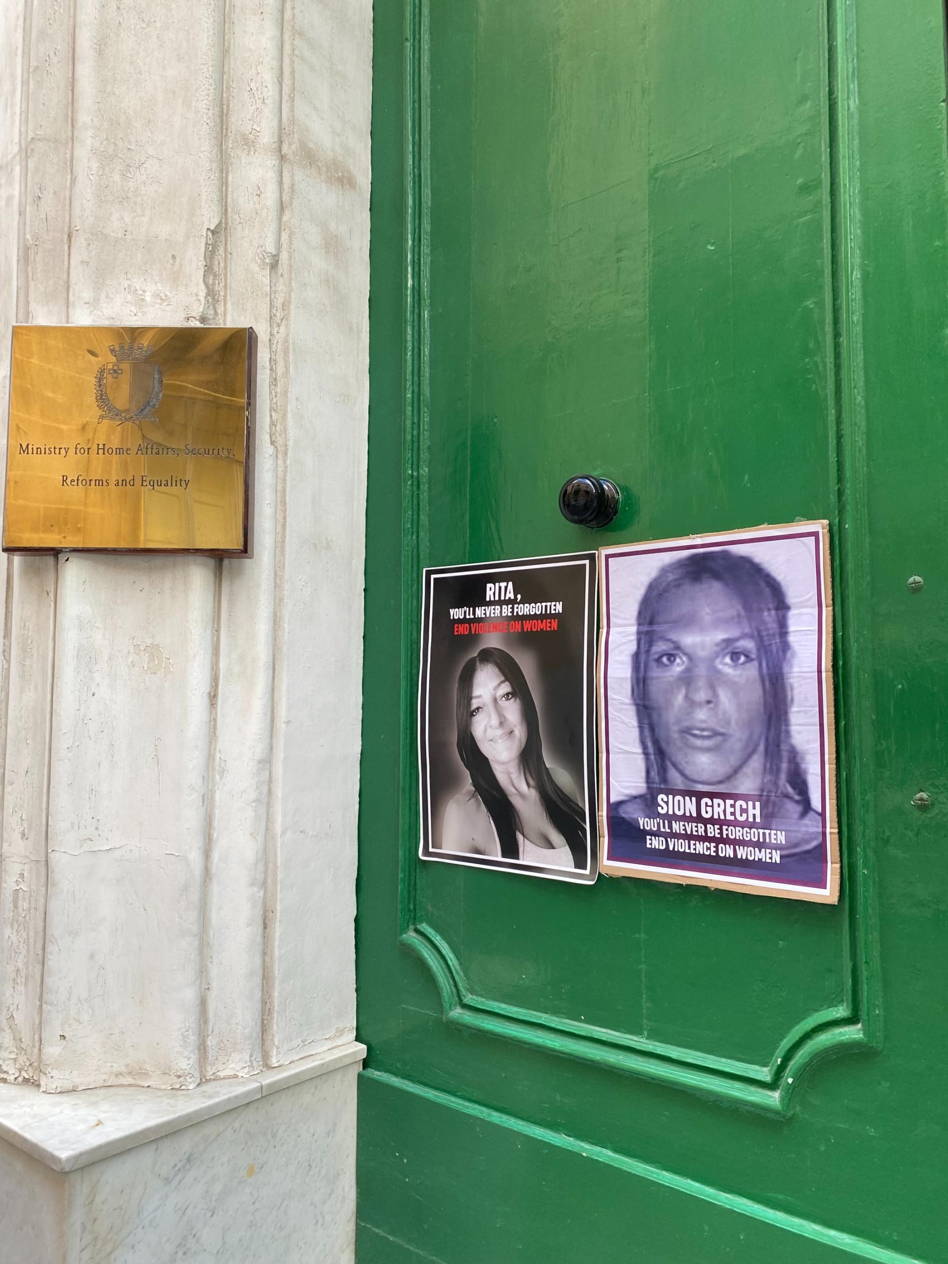 Activists take protest outside home affairs ministry ahead of Women's Day