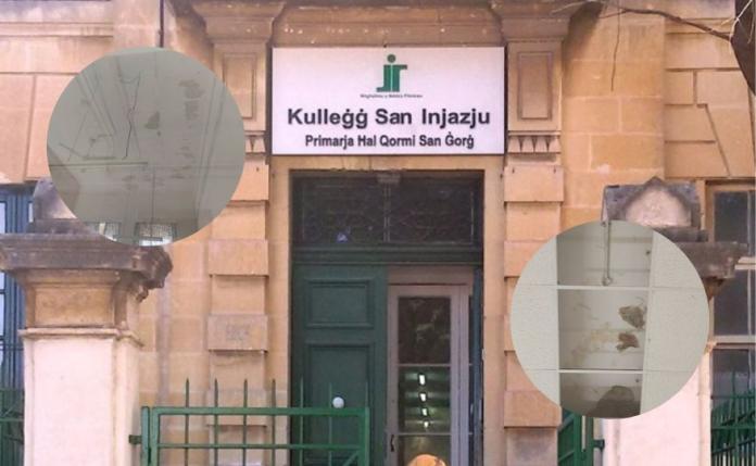 Works at Qormi primary school still ongoing, despite September 2022 ...