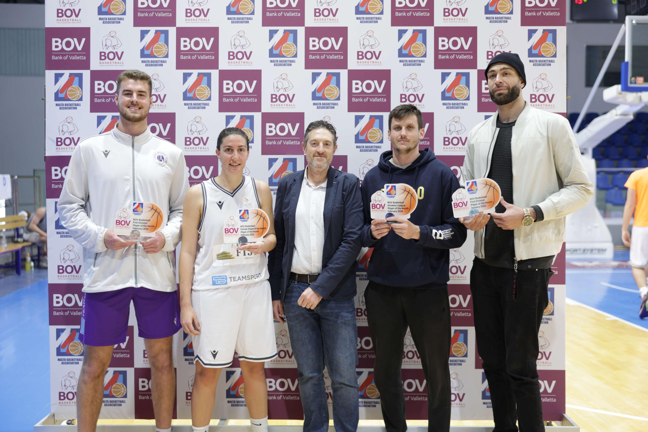 BOV Basketball Players of the Month - Newsbook