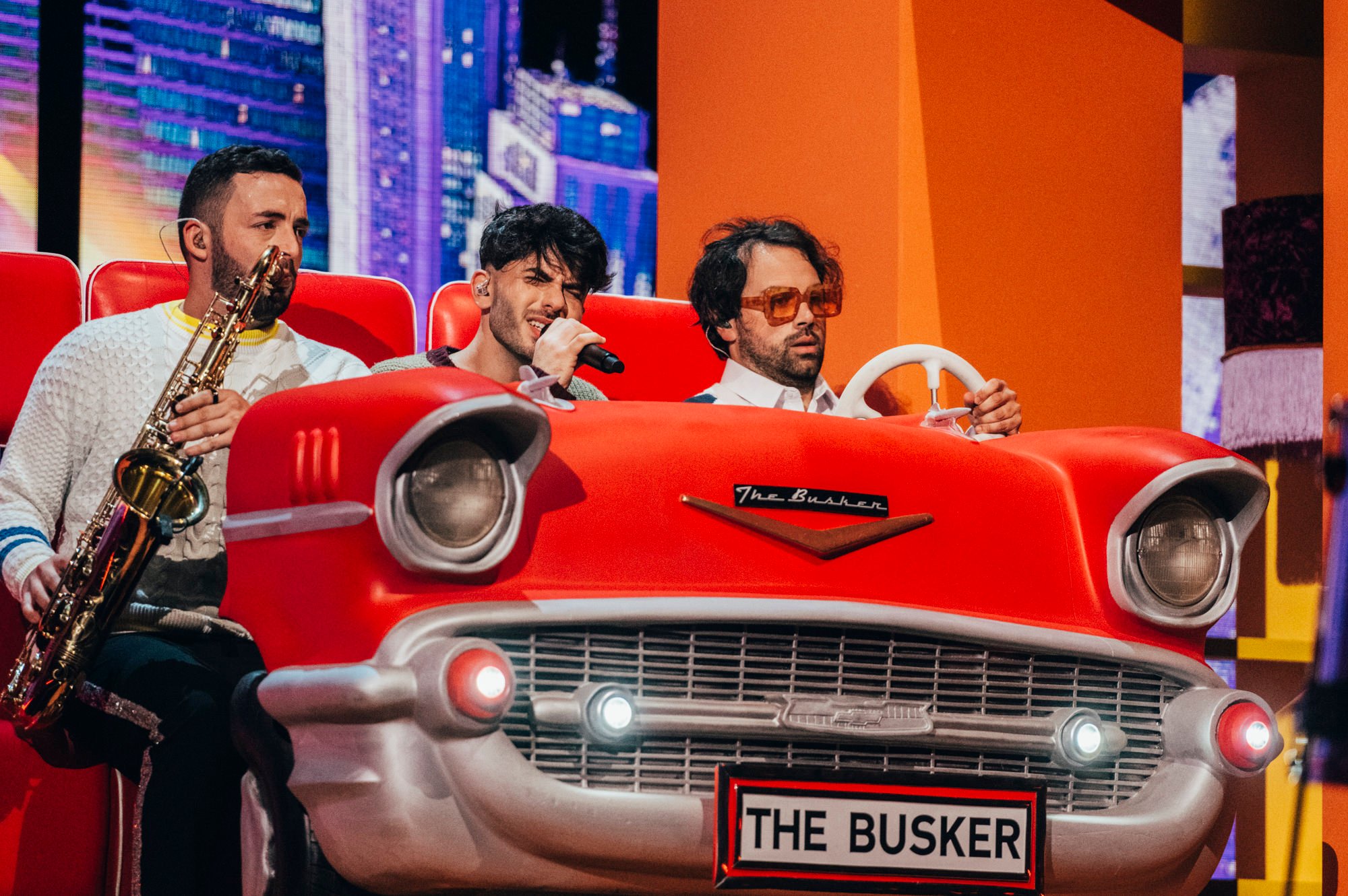 The Busker's first technical rehearsal in photos