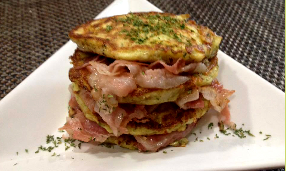 Ftajjar tal-pastard, brokkoli, bil-ġobon u panċetta