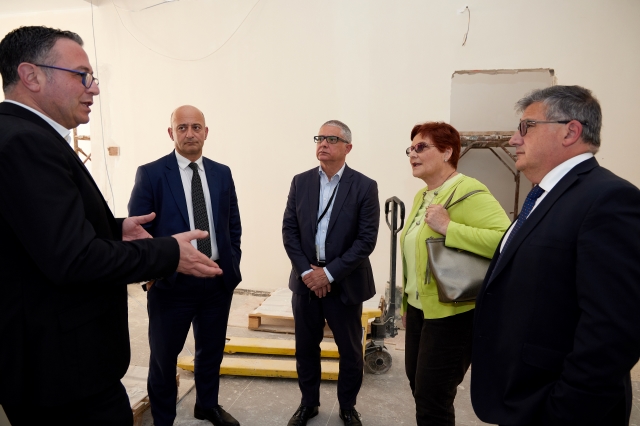BOV CEO visits the ongoing works at the St. Michael Hospice project