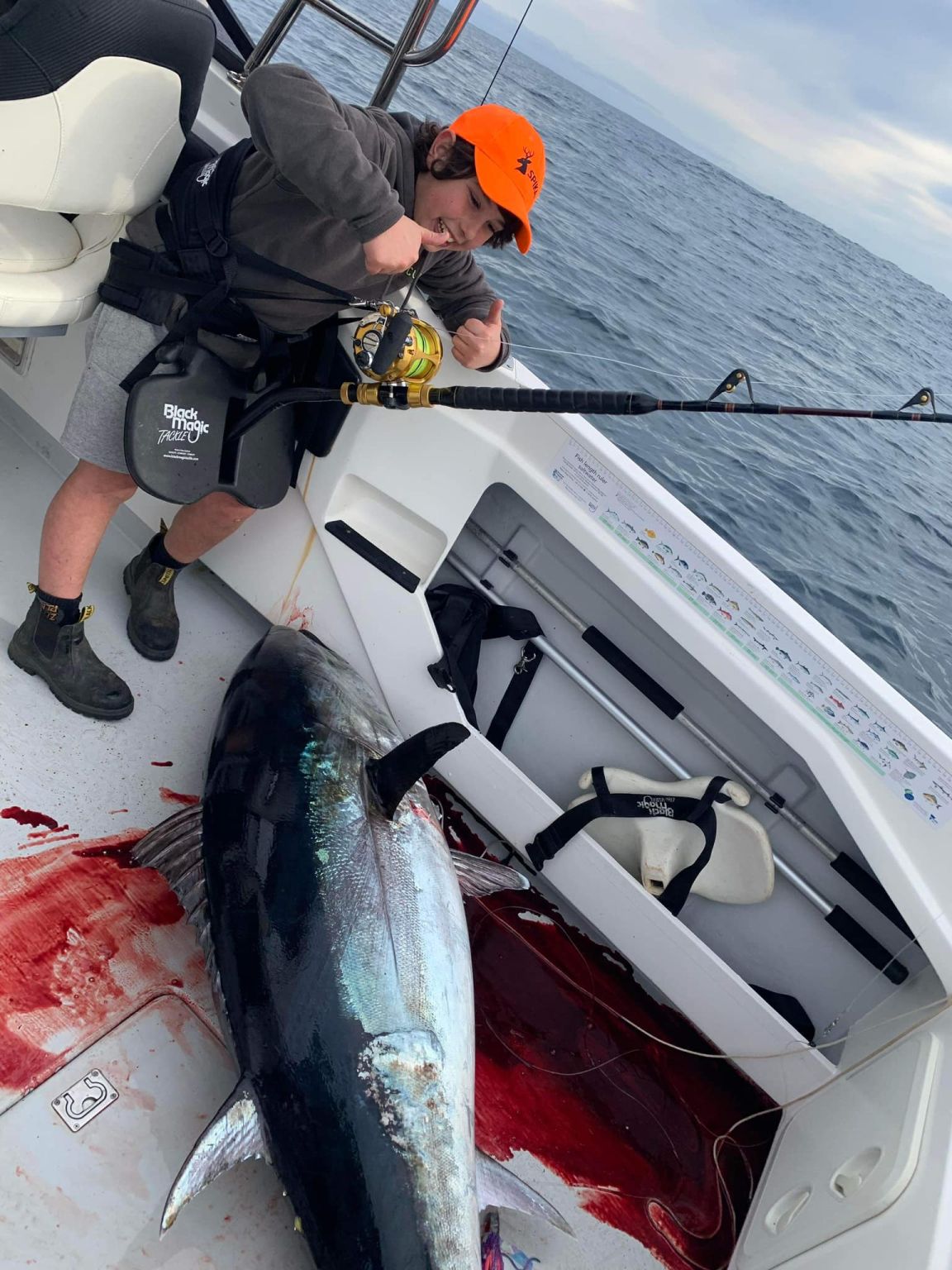 11-year-old Jakim Azzopardi bags 117kg bluefin tuna