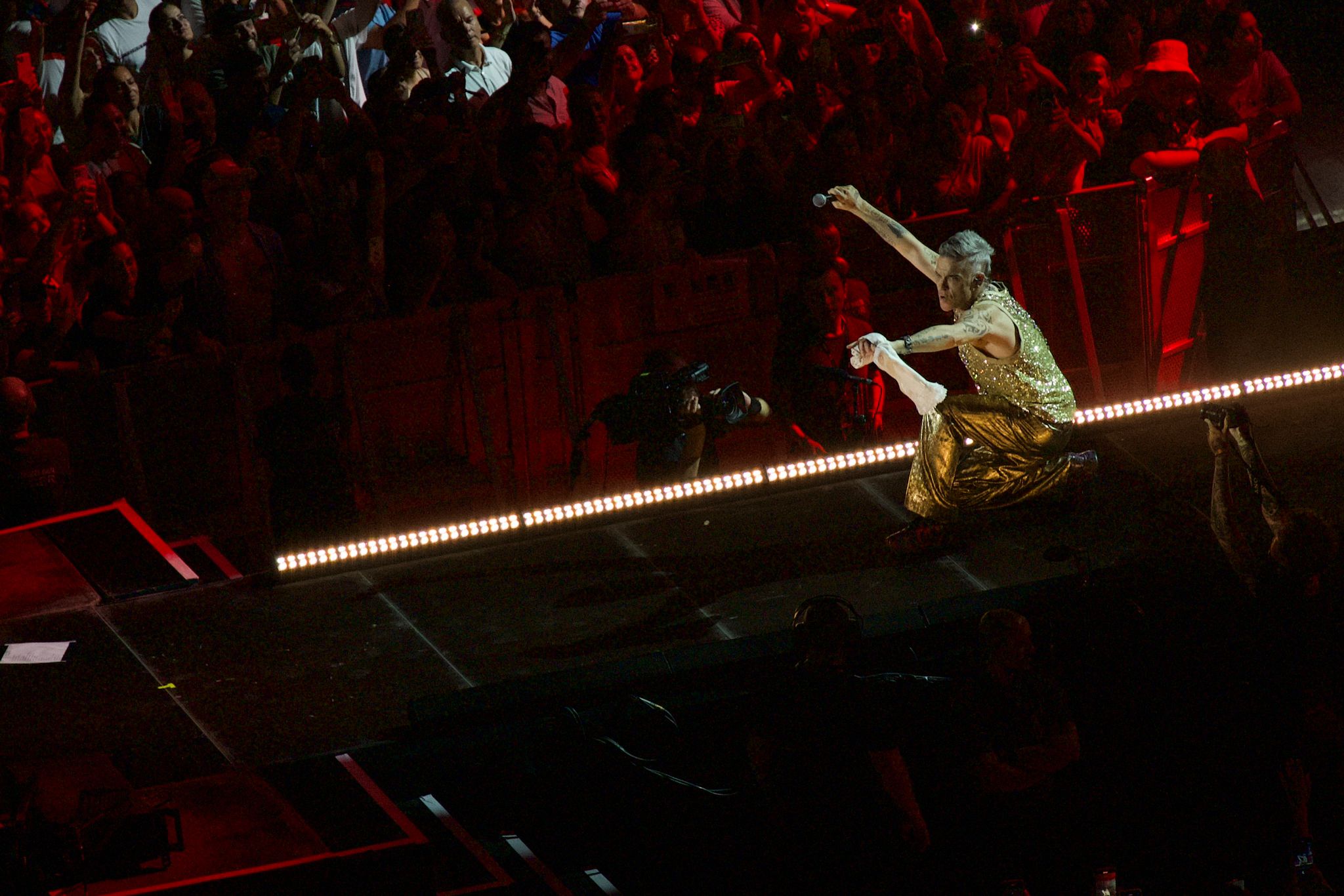Photos: Robbie Williams wows massive crowd in Floriana
