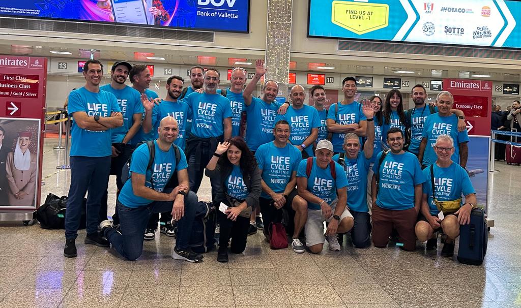 It-tim tal-LifeCycle Challenge 2023 iħalli Malta għal Bangkok