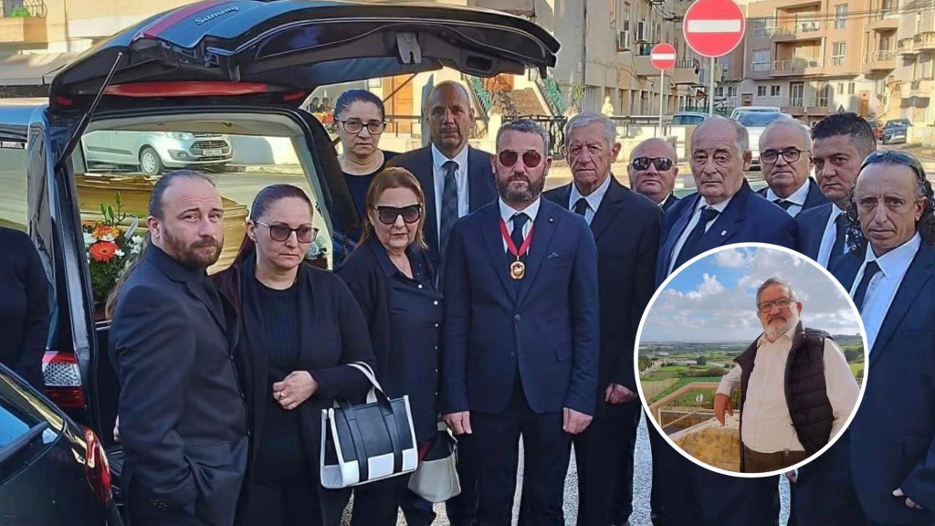 L-eks kunsillier David Dalli jingħata l-aħħar tislima f'San Ġwann ...