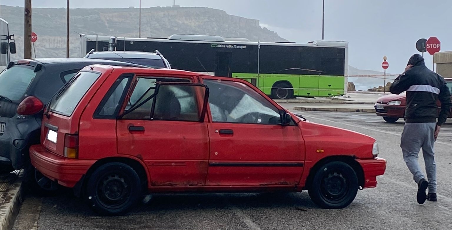 At least 35 cars damaged as gale force winds hit Malta