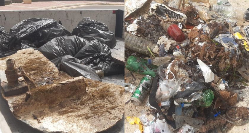 110 kilos in marine litter retrieved from Fekruna bay - Newsbook